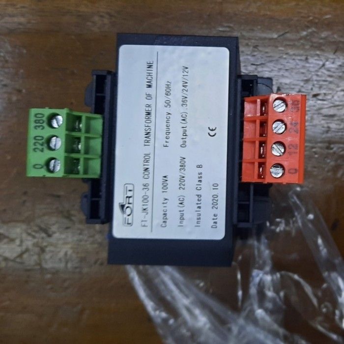 TRAFO STEP DOWN FORT FT-JK100-220 100VA IN 380V/220V OUT 220V/110V/48V ...