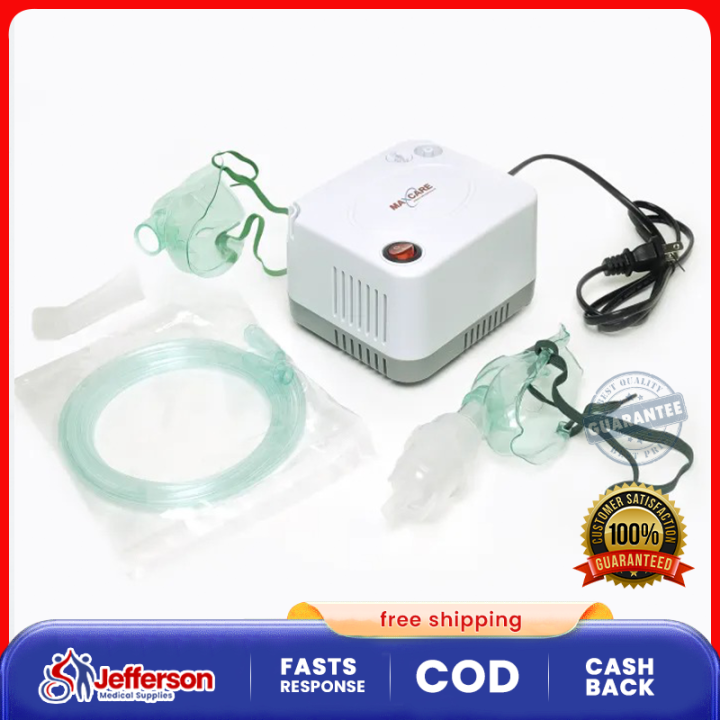 Compressor Nebulizer Mini Compact Maxcare Brand Complete Set | Lazada PH
