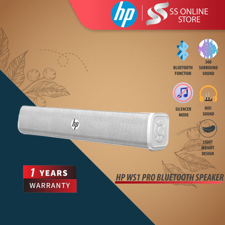 HP WS-10 WS10 Bluetooth Speaker USB Computer Speaker Home Speaker ...