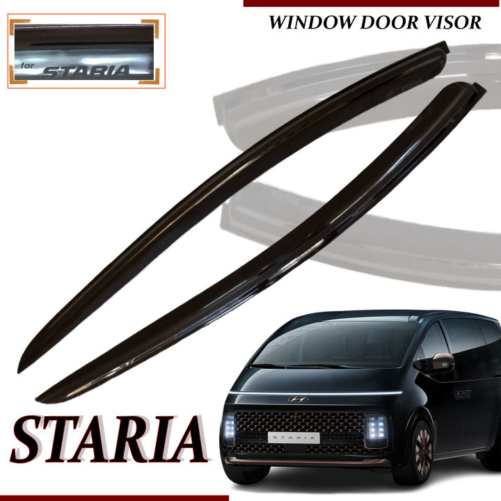 Hyundai Staria 2024 Window Rain Door Visor OEM Door Visor /Rain Guard ...