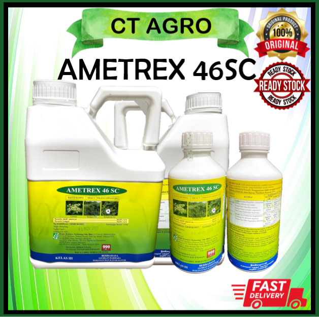 Ametrex 46SC ( 1Liter / 4Liter ) Racun Rumpai Rumput Ready Stock ...