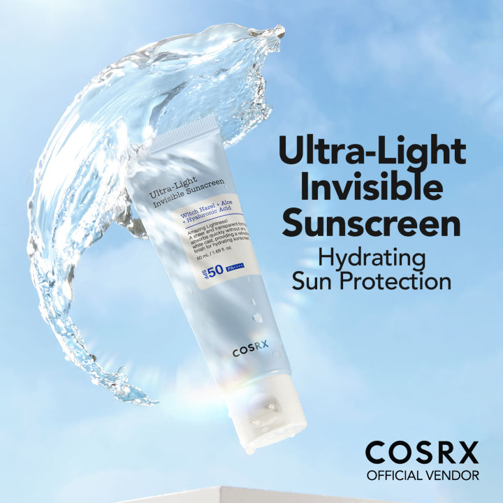 COSRX Ultra Light Invisible Sunscreen SPF 50 PA ++++ 50ml | Lazada PH