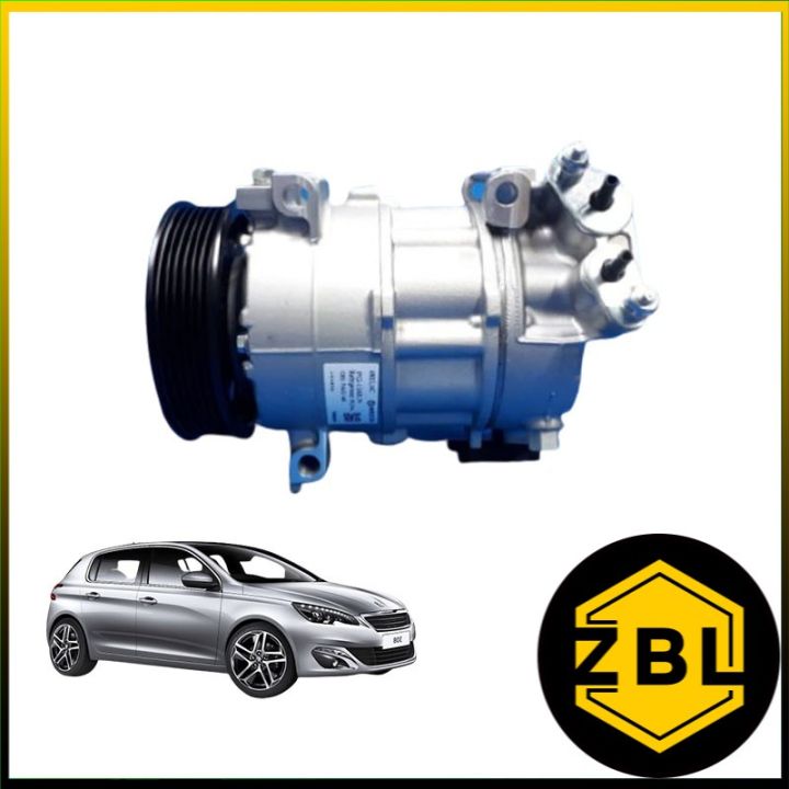 (NEW) PEUGEOT 308 THP 2016 6SEL14C 6PK COMPRESSOR PG-1163.N AIR COND A ...