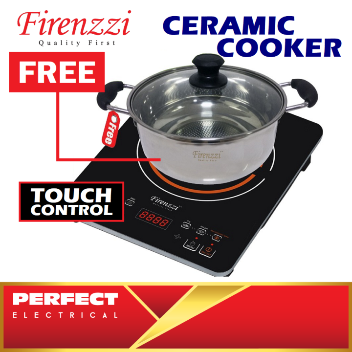 Firenzzi FRC-1011 Ceramic Cooker Infrared Burner with Sensor Touch ...