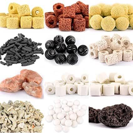 Filter Media for Aquarium[Ceramic, Lava, Porous Rings, Baki Roll ...