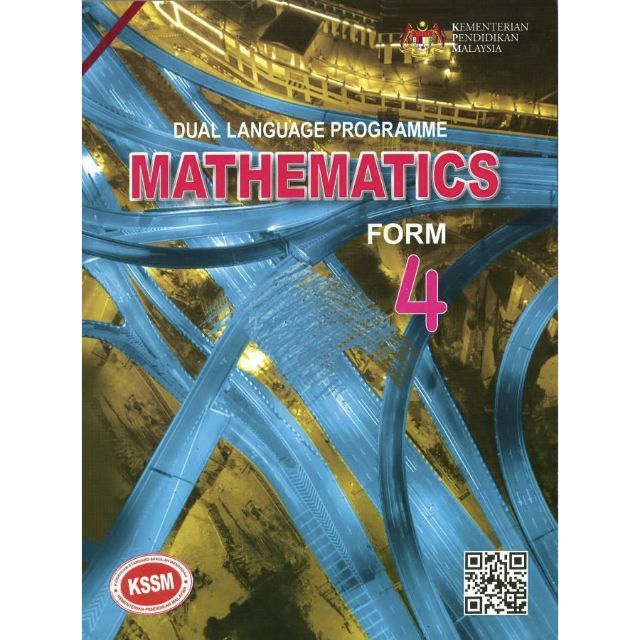 BUKU TEKS KSSM MATHEMATICS DLP FORM 4 (2019) | Lazada