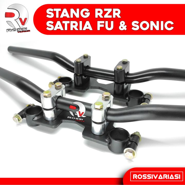 Breket stang RZR pnp satria & sonic dudukan raiser stang satria & honda ...