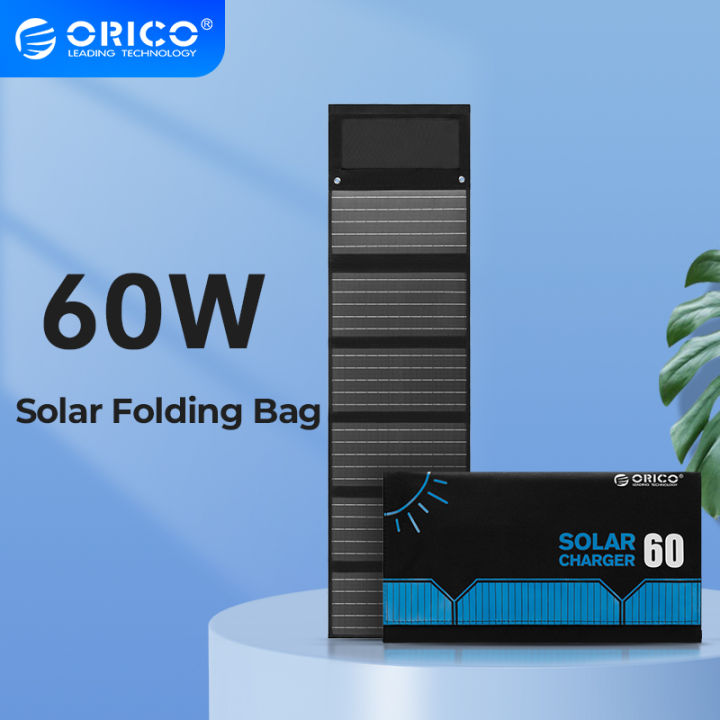 ORICO 60W Foldable Solar Panel Portable Solar Charging Package Travel ...