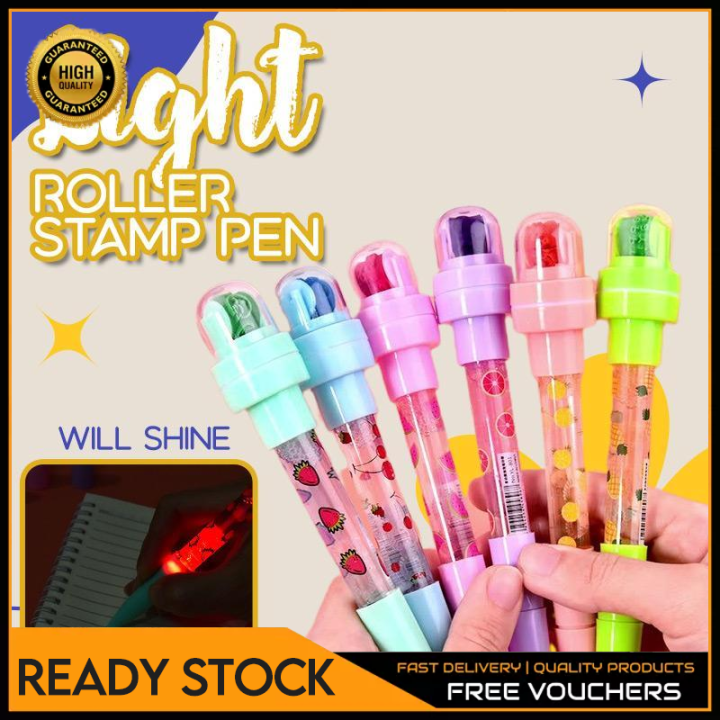 5 IN 1 Cute Seal Ballpoint Pen Children Toys Multi-function Bubble ...