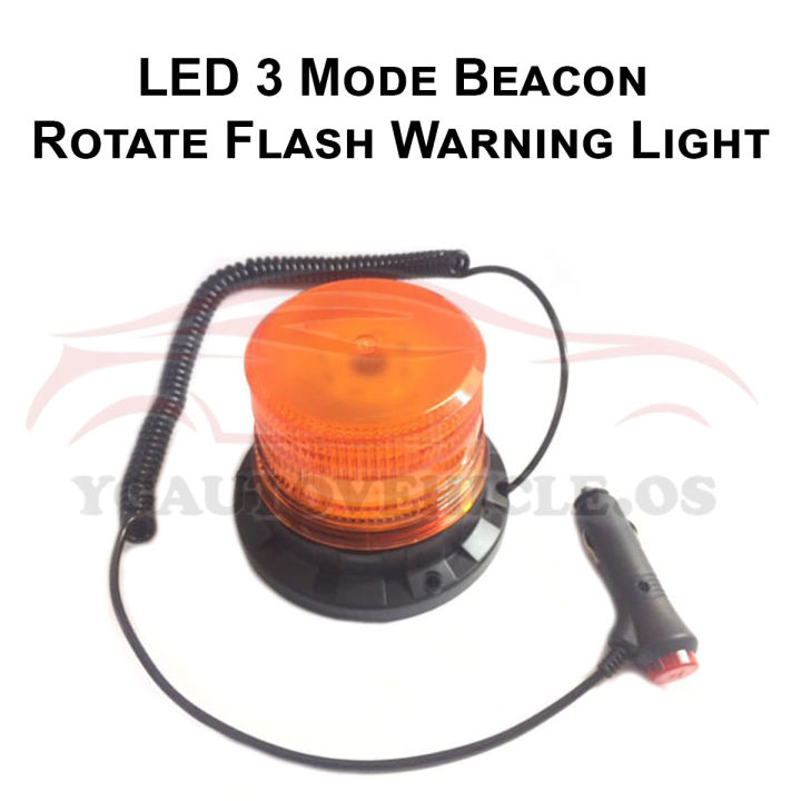 LED Dual Mode Beacon Lamp Rotate Flash Warning Strobe Light Direct ...