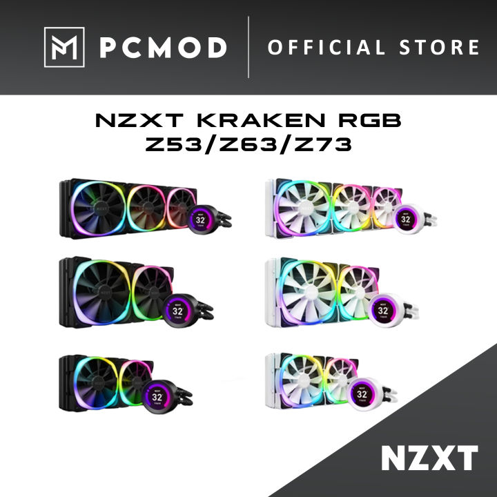 NZXT KRAKEN Z RGB AIO Liquid CPU Cooler - Z53 RGB | Z63 RGB | Z73 RGB ...