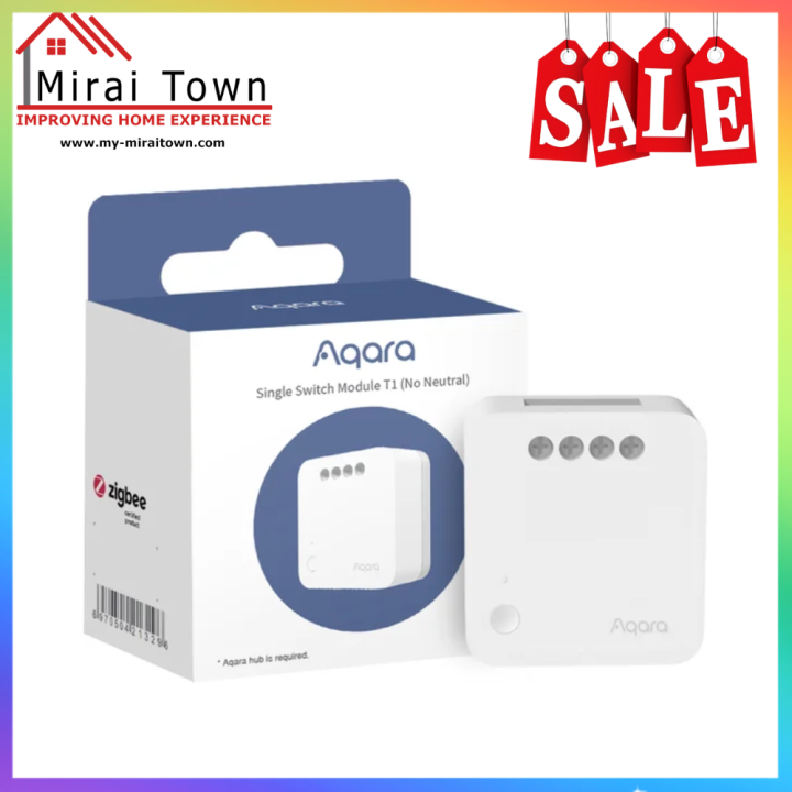 Aqara T1 Single Way Switch Module Wireless Relay Controller Zigbee 3.0 ...
