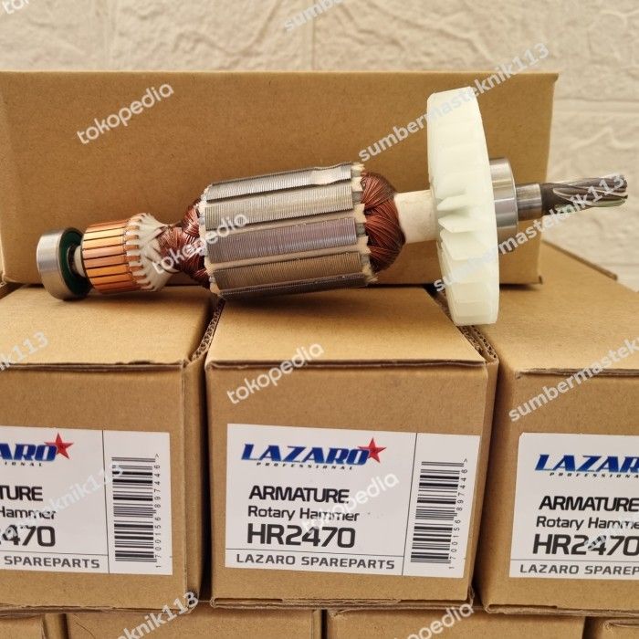 ARMATURE / ANGKER MAKITA HR 2470 ARMATUR ROTARY HAMMER MAKITA HR2470 ...