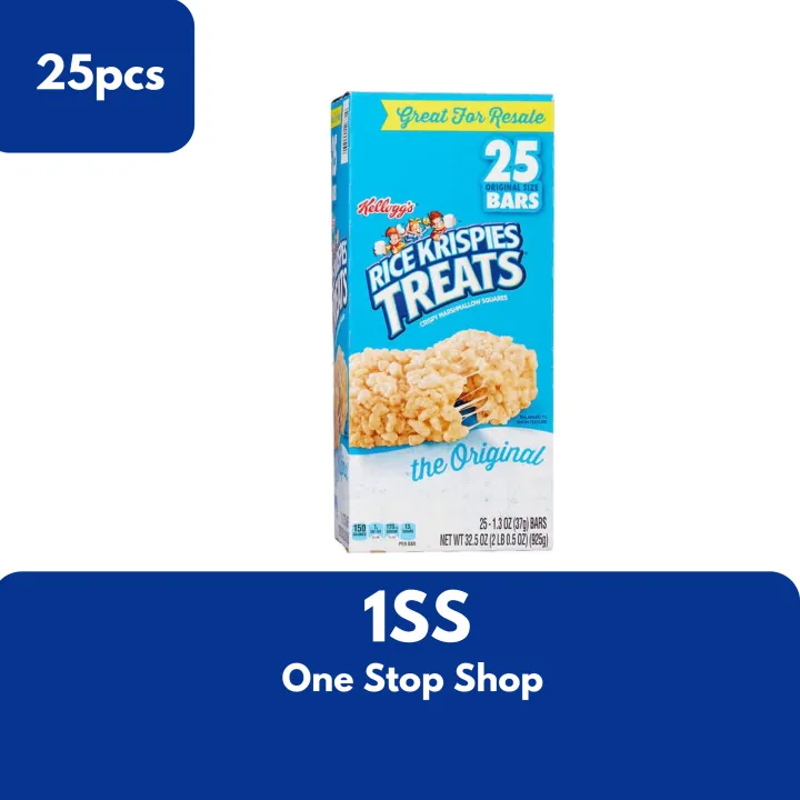 Kellogg’s Rice Krispies Treats, 25pcs (Exp Aug 2026) | Lazada PH