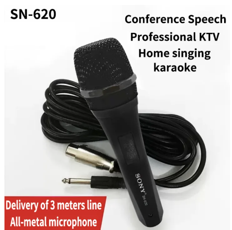 Sony Professional SN-620/SN-630 Dynamic Wired Microphone Precision Crafted Vocal Microphone ...