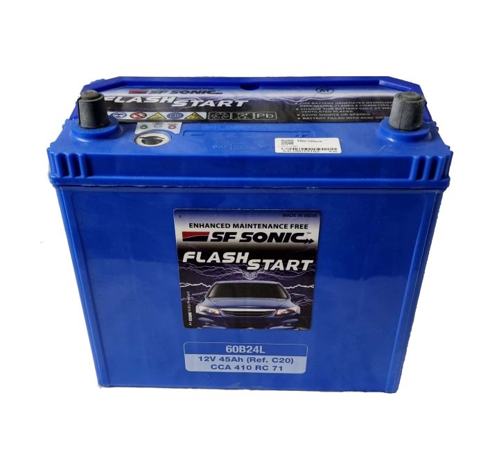 SF Sonic NS60L/NS60 (60B24 L/R) Maintenance Free Battery | Lazada PH