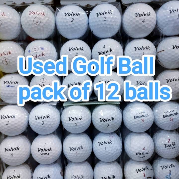 ลูกกอล์ฟมือสอง แพ๊ค 12 ลูก ราคาประหยัด ซ้อม ออกรอบ ลูกจริง พร้อมส่ง ...