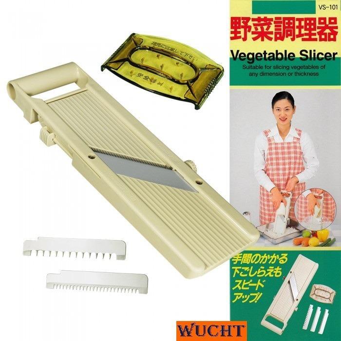 【WUCHT】Shimomura-kogyo Benriner Japanese Vegetarian Slicer with Hand ...