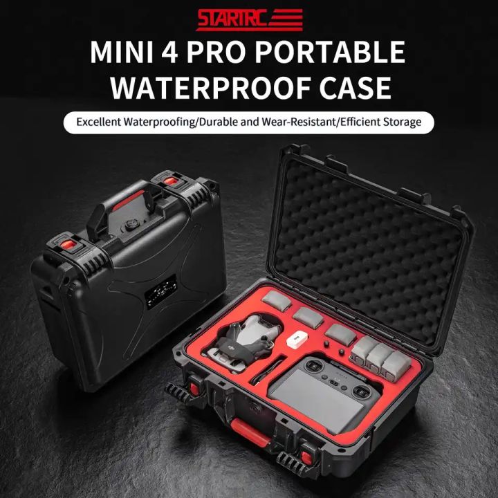 STARTRC กระเป๋าแข็ง กันกระแทก For DJI Mini 4 Pro Hard Case Waterproof ...