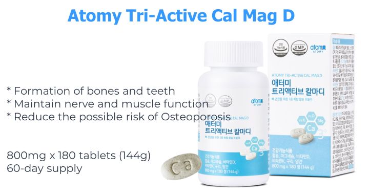 Atomy Tri-Active Cal Mag D | Lazada Singapore
