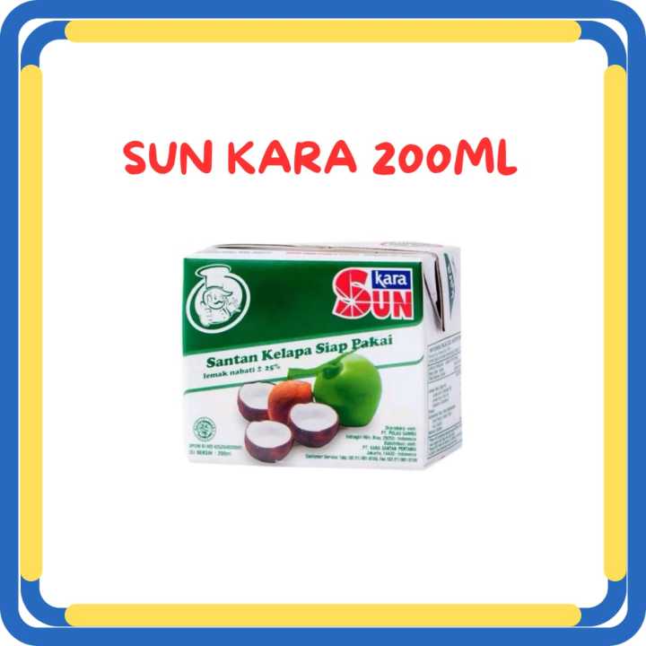 Sun Kara 200ml Santan Instan Siap Pakai | Lazada Indonesia