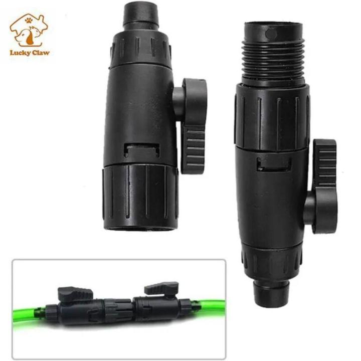 LUCKY CLAW Plastic Double Tap Quick Release Connector Robust Black ...