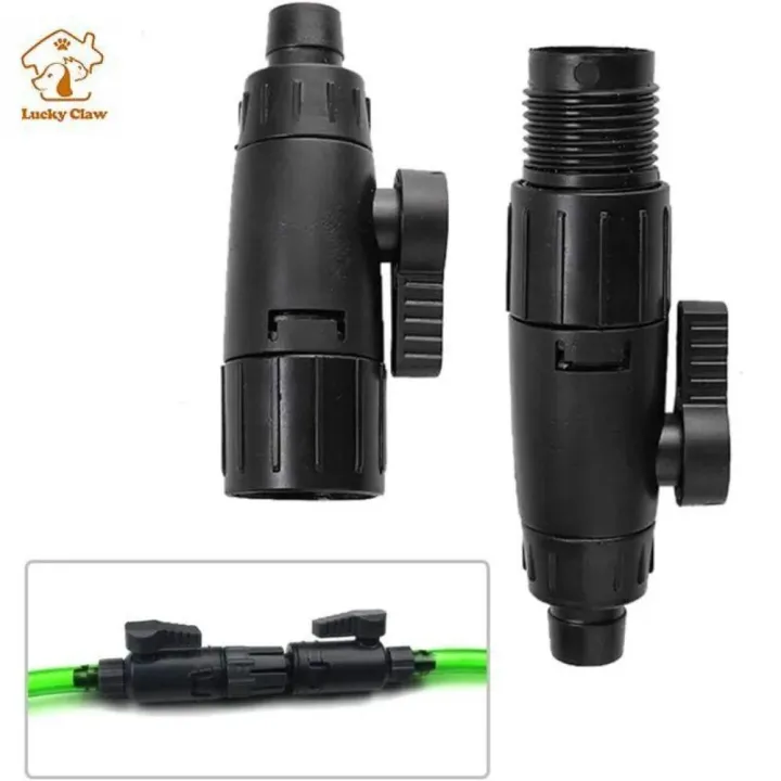 LUCKY CLAW Plastic Double Tap Quick Release Connector Robust Black ...