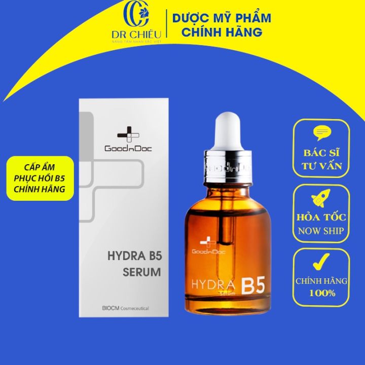 Serum B5 GoodnDoc ⚜️ CHÍNH HÃNG ⚜️ Serum Dưỡng Ẩm Phục Hồi Da GOODNDOC HYDRA B5 30ml | Lazada.vn