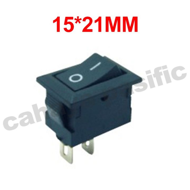 SAKLAR I & O AC KCD101 2PIN ROCKER SWITCH HITAM | Lazada Indonesia