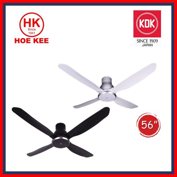 KDK W56WV 56 Ceiling Fan (Black / White) *FREE DELIVERY* | Lazada Singapore