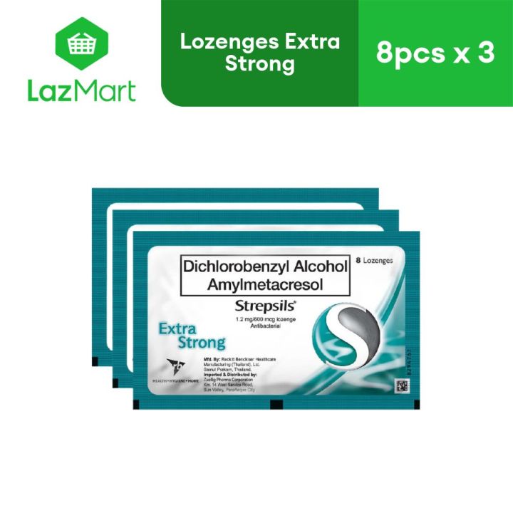Strepsils Extra Strong 8s - Pack of 3 (24 pcs) | Lazada PH