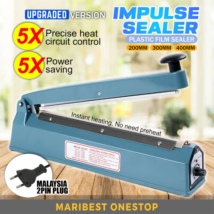 Plastic Impulse Sealer Machine Mesin Pengedap Plastik Makanan Plastic ...