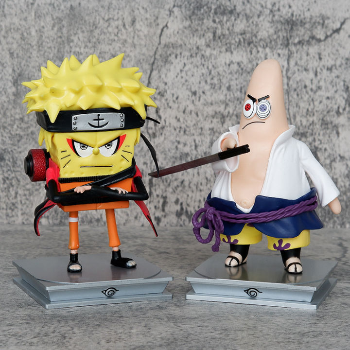 han Naruto x SpongeBob SquarePants Action Figure Patrick Star คอสเพลย์ ...