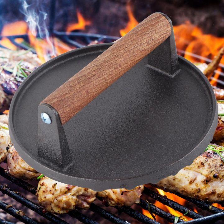 BBQ Tool Griddle Bacon Press Grill Press Barbecue Press for Roast ...