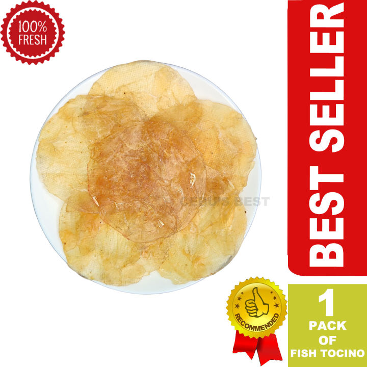 Fish Tocino dried fish unsalted sweet taste 1 pack 100 and 50 grams ...