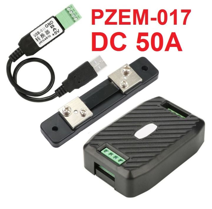 โมดูลวัดแรงดันและกระแสไฟฟ้า PZEM-017 Energy Meter PEACEFAIR DC Voltage ...