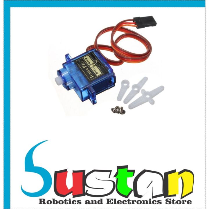 SG90 SG-90 360 Derajat Motor Servo Mini Tower Pro Continuous Rounds ...