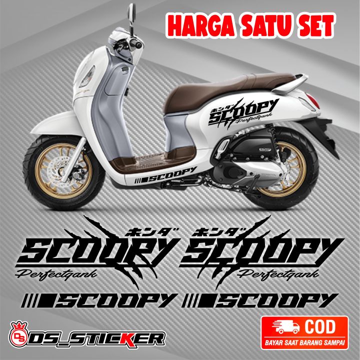 sticker cutting cakar monster stiker variasi scoopy stiker body scoopy ...