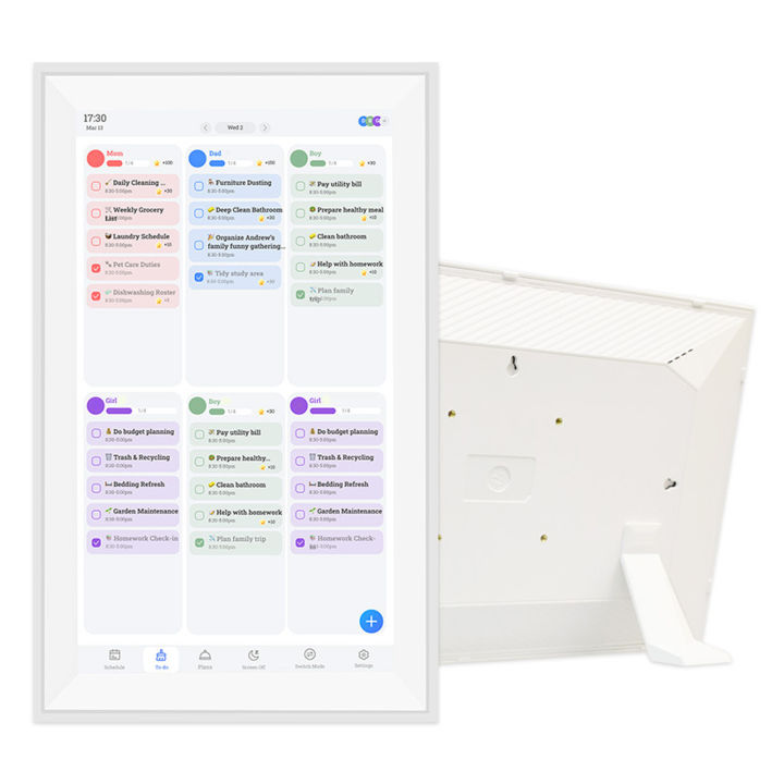 Bisofice 15.6 Inch Smart Digital Calendar 1080P Full HD Interactive ...