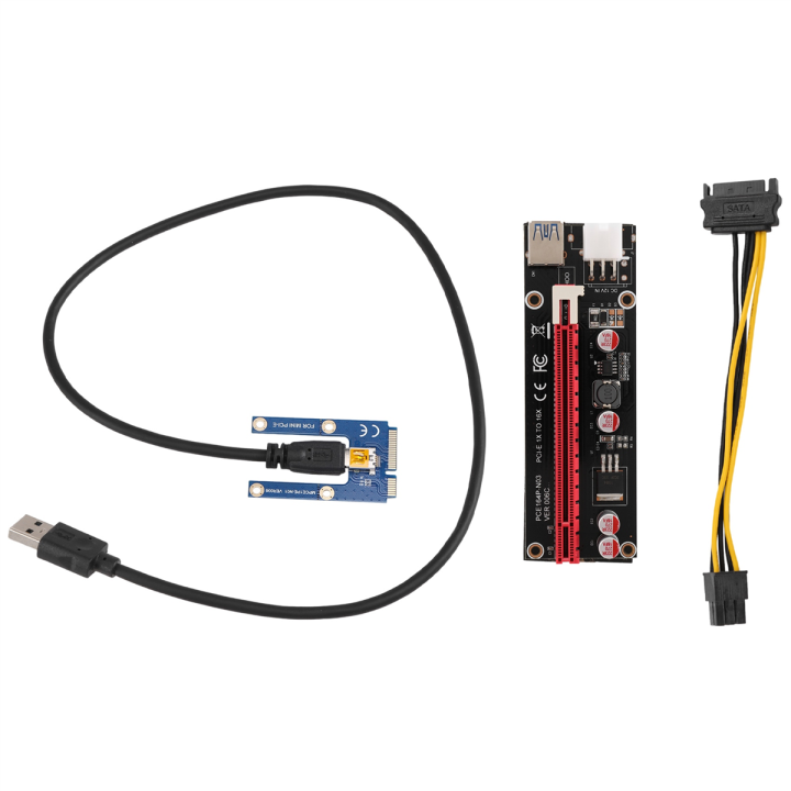 (EQPG) Mini PCIe to PCI Express 16X Riser for Laptop External Graphics ...