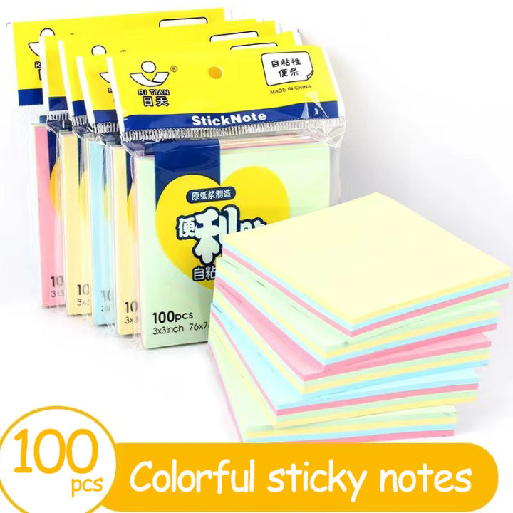 Lukas Ins Style Post It Note Student'S Creativity Cute Fluorescent ...