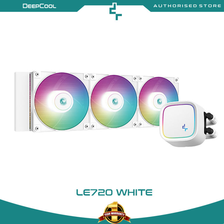 DEEPCOOL LE720 WH White 360mm ARGB Liquid Cooler (R-LE720-BKAMMN-G-1 ...