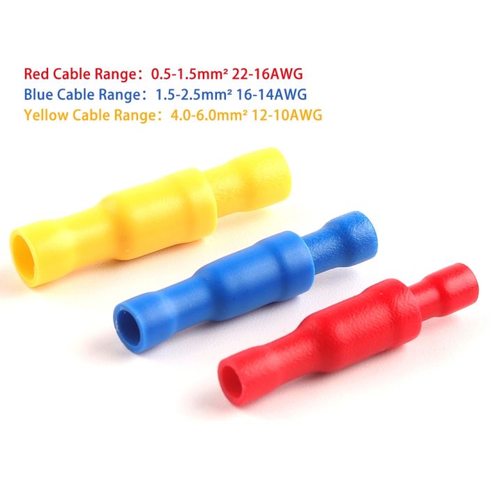 MPD FRD PVC Bullet Shaped Female Male Insulating Joint Wire Connector ...