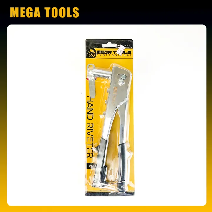 Mega Tools Heavy Duty Hand Riveter For Sheet Metal, Leather, Fabric, or ...