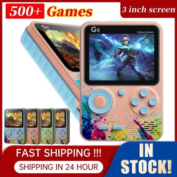 Mini 500 in 1 Game Console Retro FC Handheld Gameboy Mini Game Machine ...