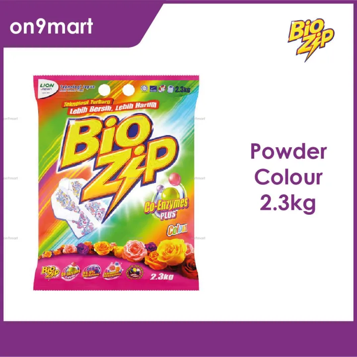 Bio Zip Colour Powder Detergent 2.3kg | Lazada