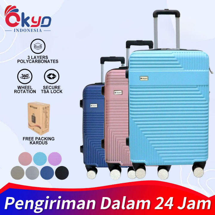 KOPER KOPER 20 INCH 24 INCH/ CABIN SIZE dan BAGASI SIZE AWET /SUPER ...