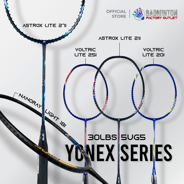 YONEX Nanoray Light 18i / Astrox Lite 21i / Astrox Lite 27i / Astrox ...