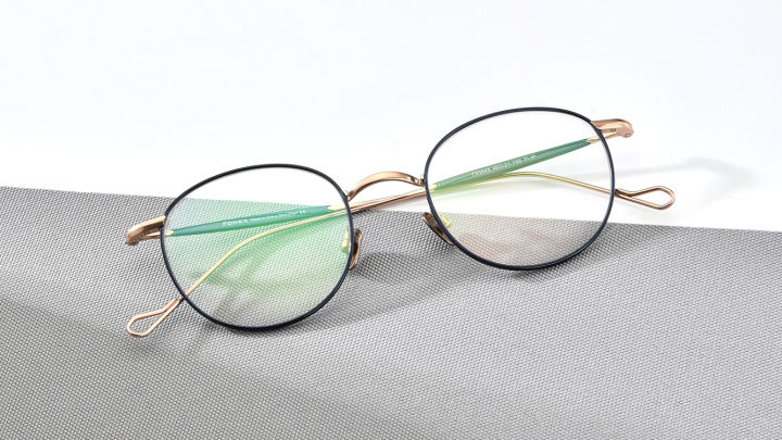 FONEX Titanium Glasses Frame Women Brand Design Retro Vintage Round ...