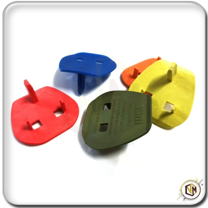 Plastic Safety Plug Key 2 Pin Converter Adaptor 2Pin Plug Key Multi ...